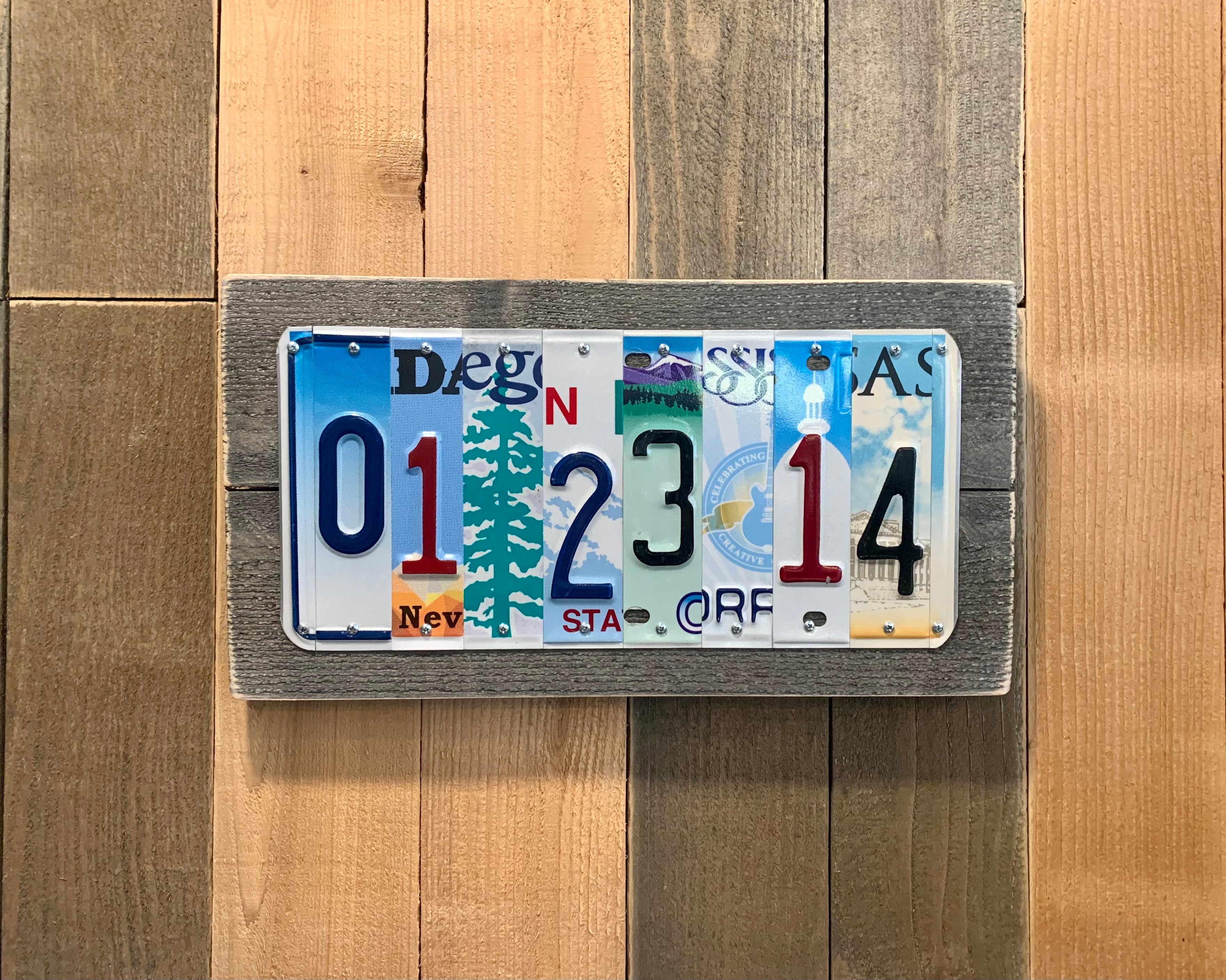 Anniversary Date Signs – Just Plate Crazy, LLC.